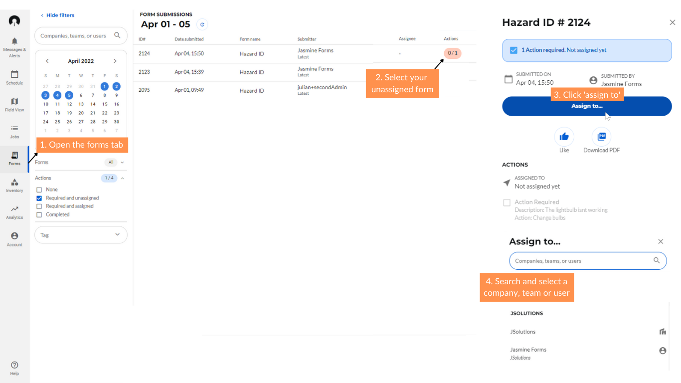 How to Assign Form Actions on the Web