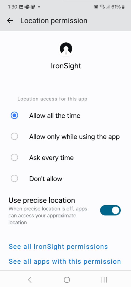 How to set up "Precise Location" on your mobile device