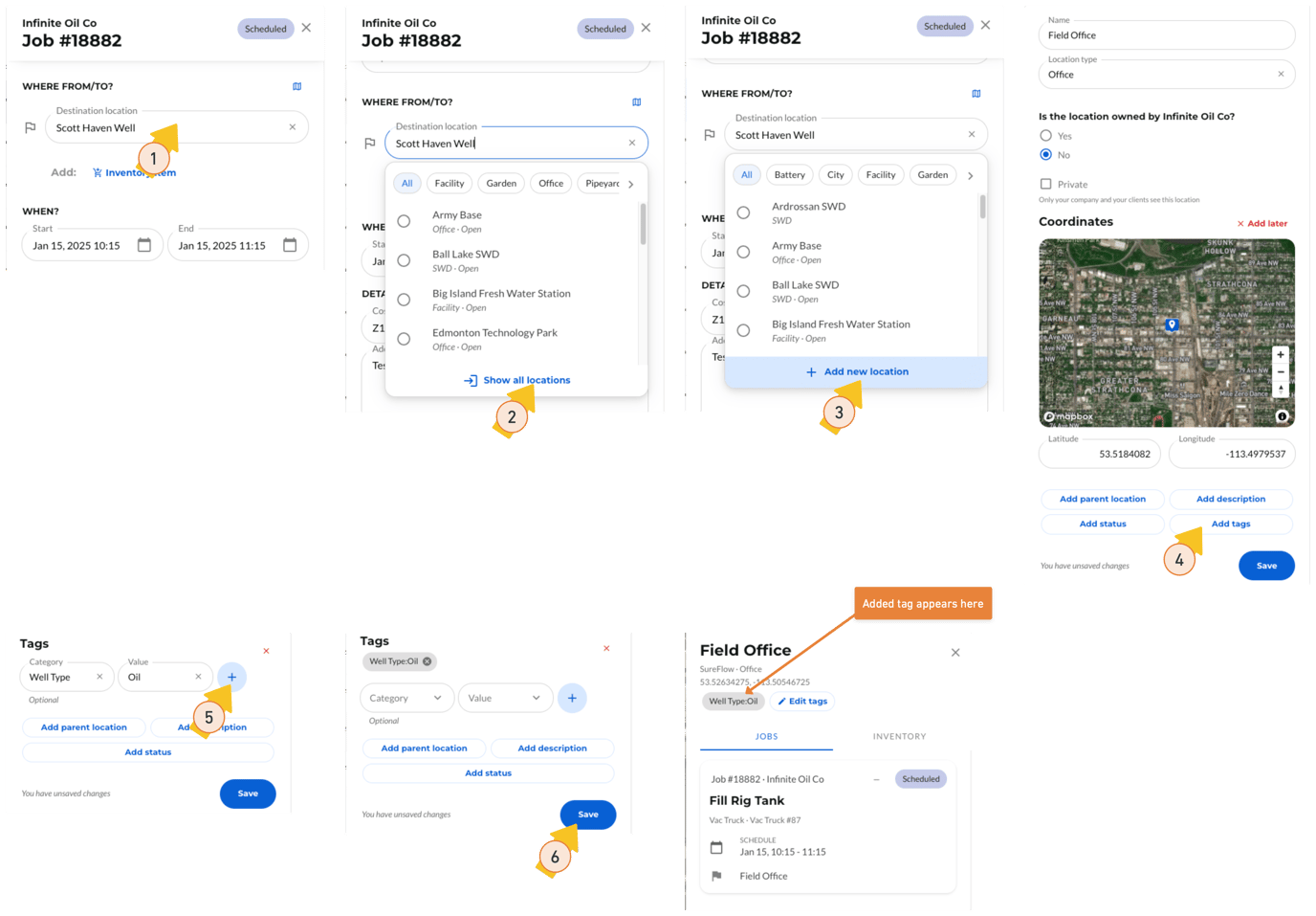 Location Tag Management